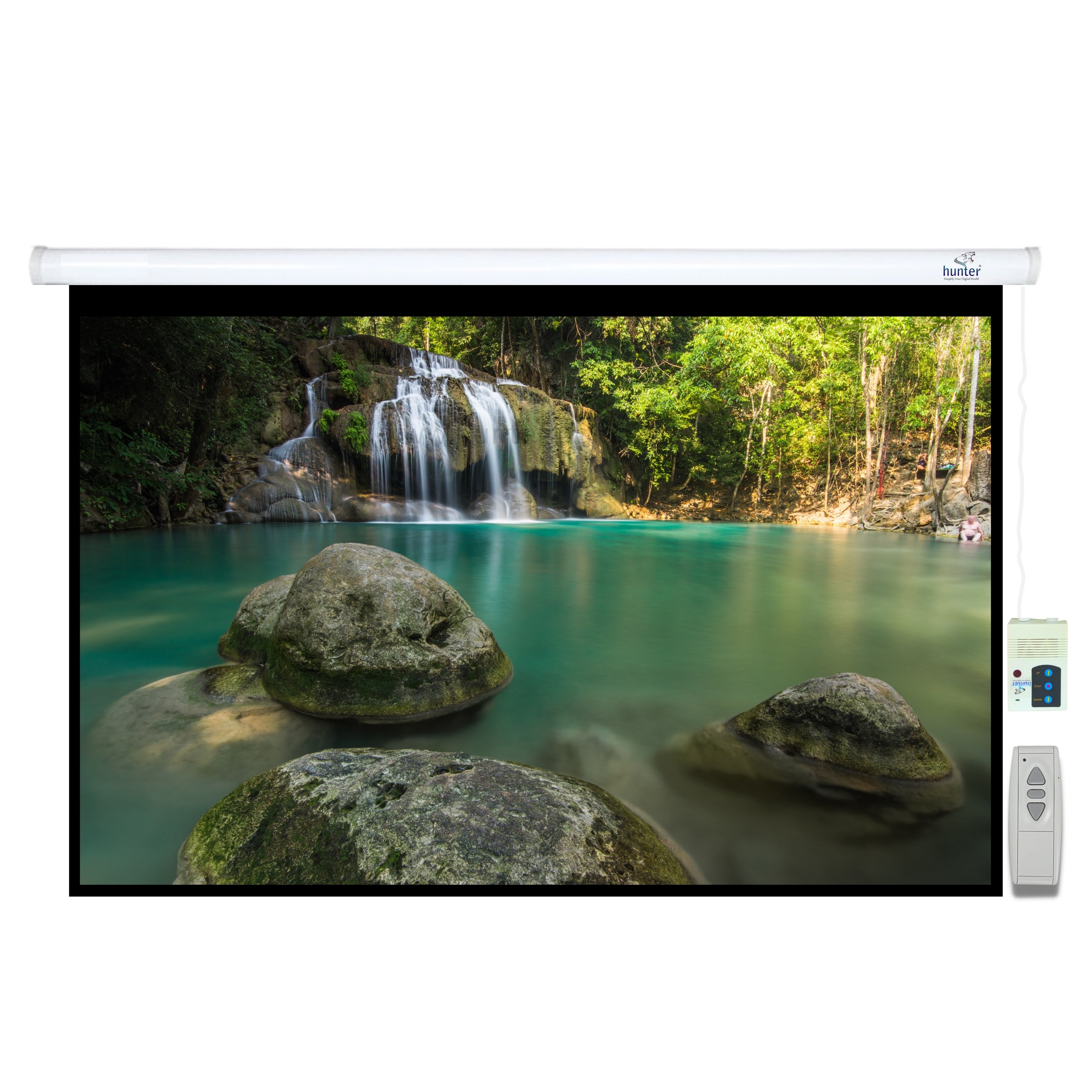 Hunter Projection Screen Motorized 120" diagonal 16:10